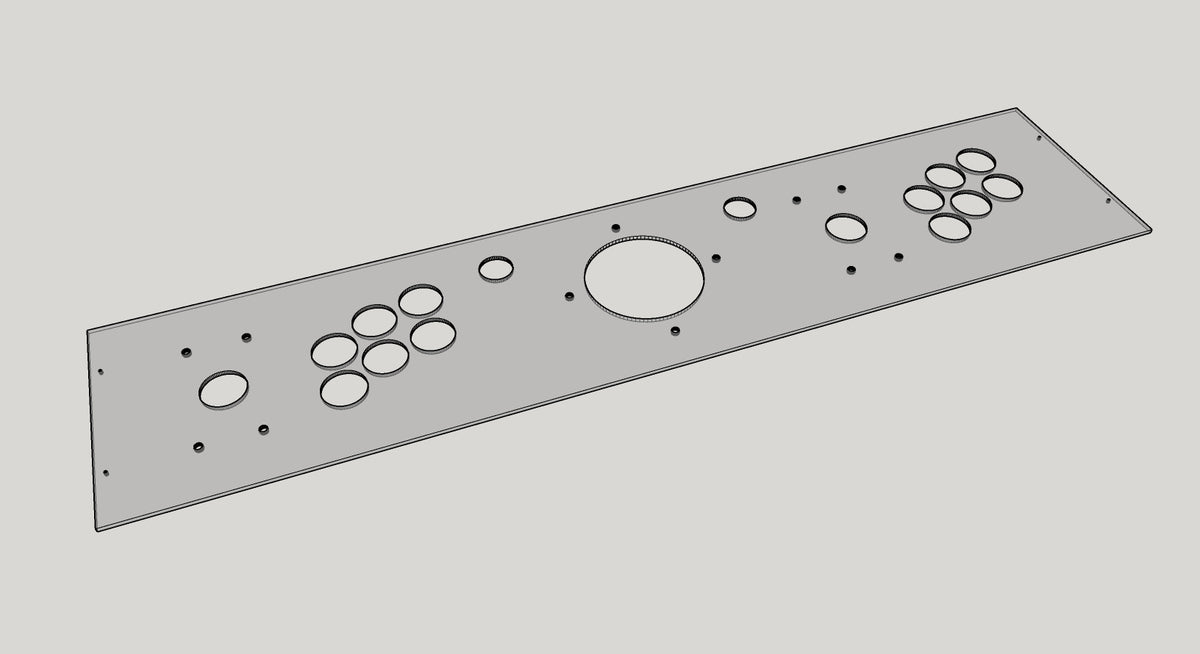 Acrylic Control Panel for GTAP Pedestal – LEP1 Customs