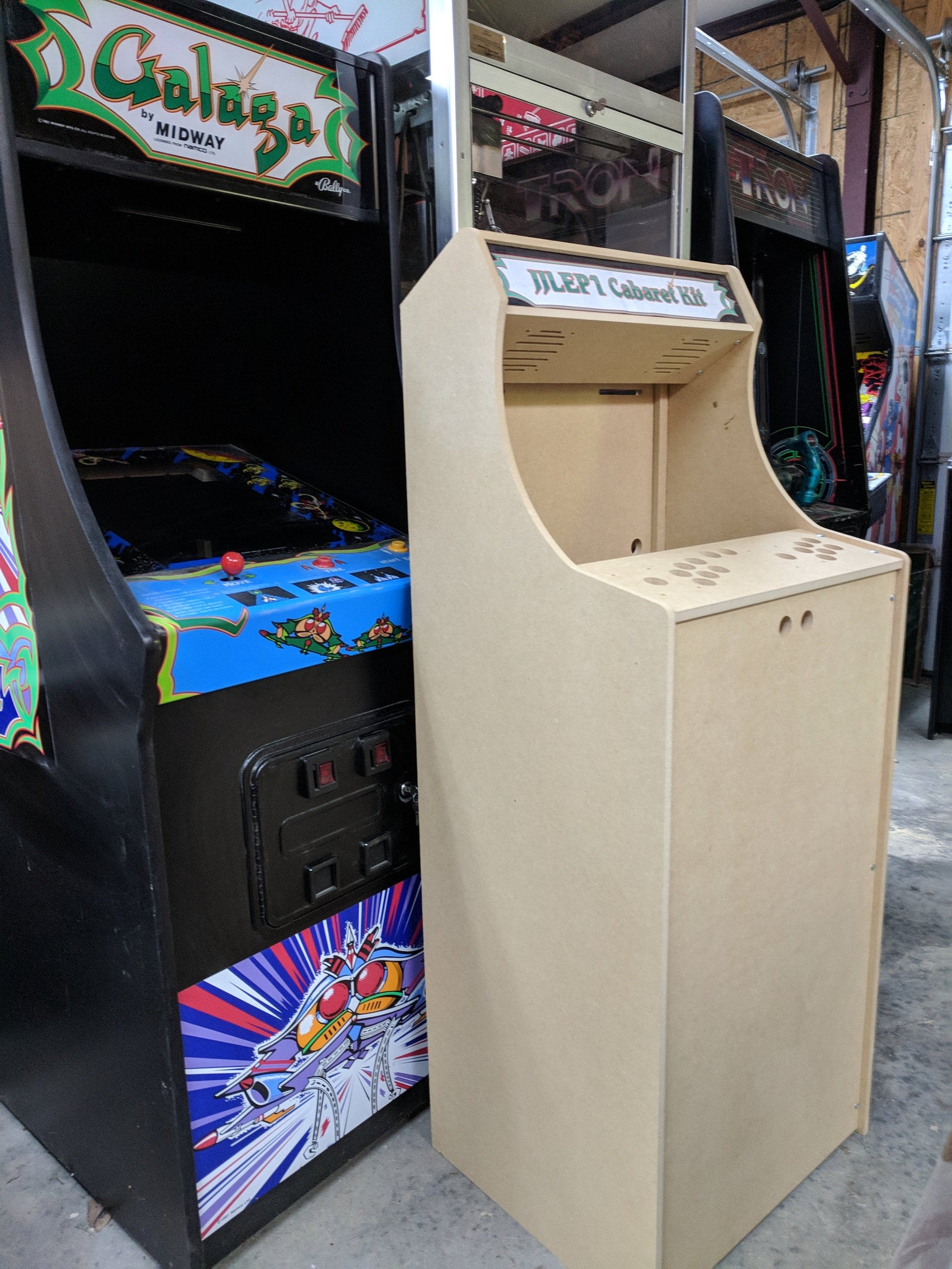 LVL24C 54" Tall 2 Player Cabaret Arcade Cabinet Kit (HAPP or SANWA ...